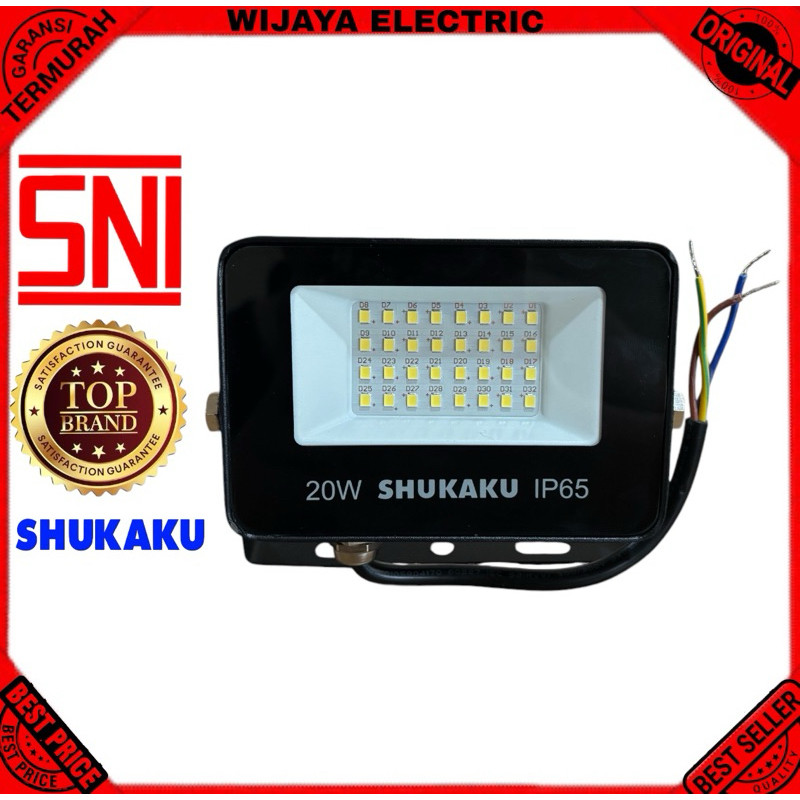 Jual Shukaku Lampu Sorot Led 20 watt Led Flood Light 20w Garansi 2 Tahun | Shopee Indonesia