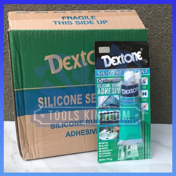 Jual Lem Silikon Sealent DEXTONE 70 gram - Lem kaca besar DEXTONE ...