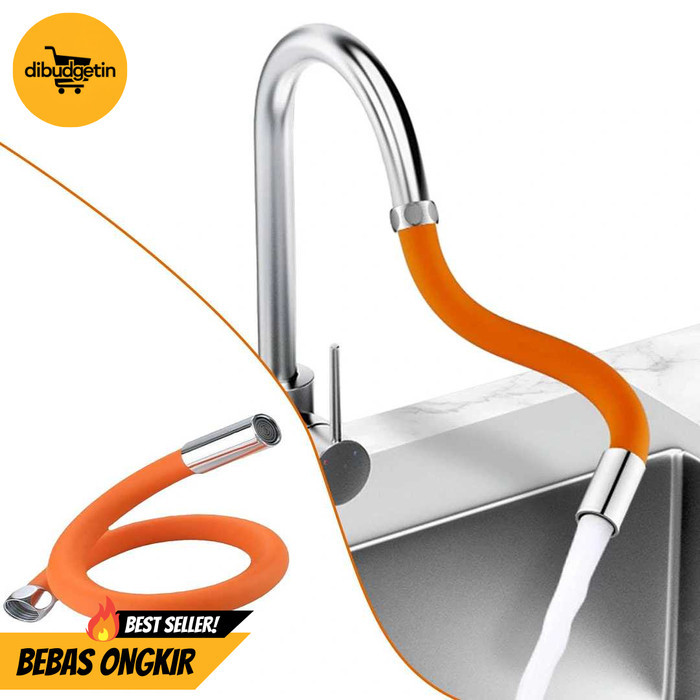 Jual Pipa Selang Keran Air Leher Angsa Flexible Extension Hose Faucet ...