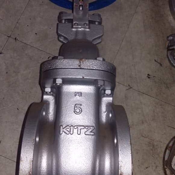 Jual GATE VALVE KITZ 5 INCH FLANGE JIS 10K CAST IRON 10FCL FC200 | Shopee Indonesia