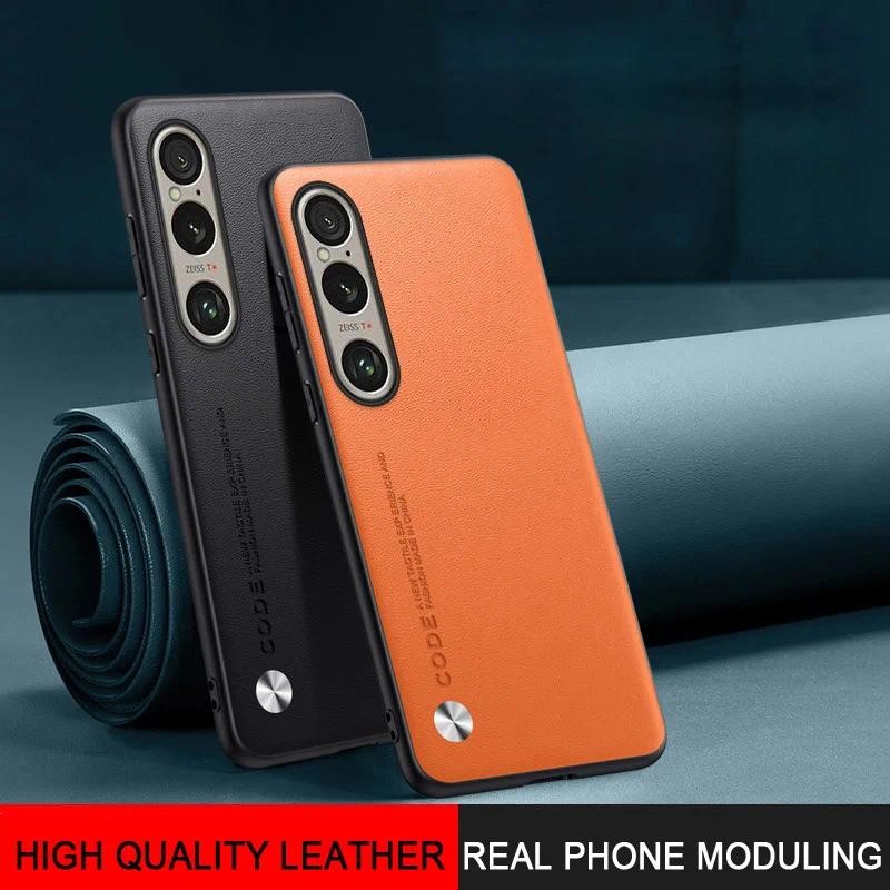 Jual For Sony Xperia 1 VI Phone Case Ultra-Thin Matte Soft Leather ...