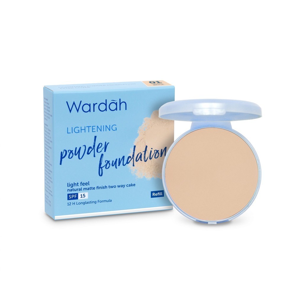 Jual REFILL Wardah Lightening Powder Foundation SPF 15 Light Feel ...