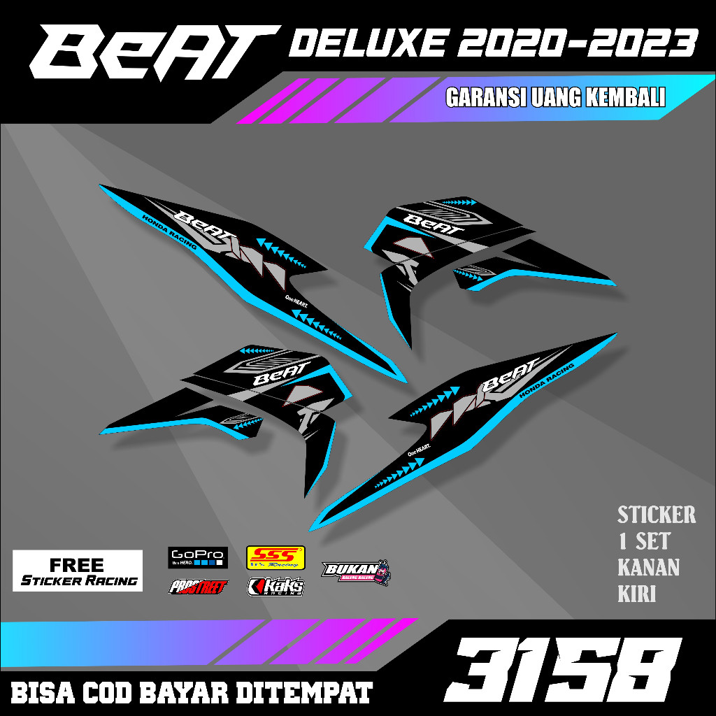 Jual Striping Beat New Deluxe 2020 2024 Sticker Honda Beat Street New ...