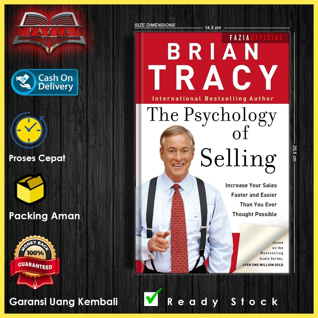 Jual The Psychology of Selling by Brian Tracy (English/Indonesia ...