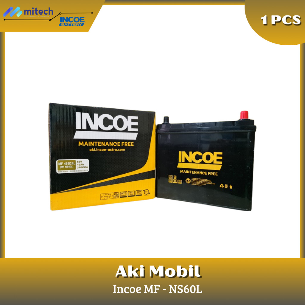 Jual Incoe Mf Astra Aki Kering Mobil Suzuki Baleno Matic NS60L 12V / 45A | Shopee Indonesia