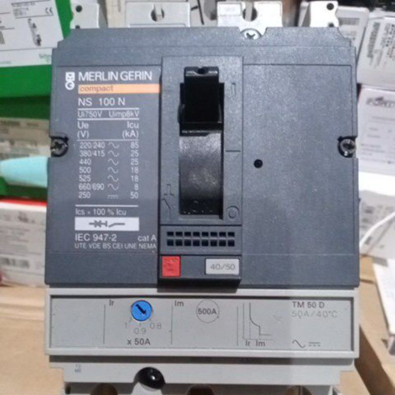 Jual MCCB MERLIN GERIN NS 100 N 3P 50A 63A 80A 100A | Shopee Indonesia