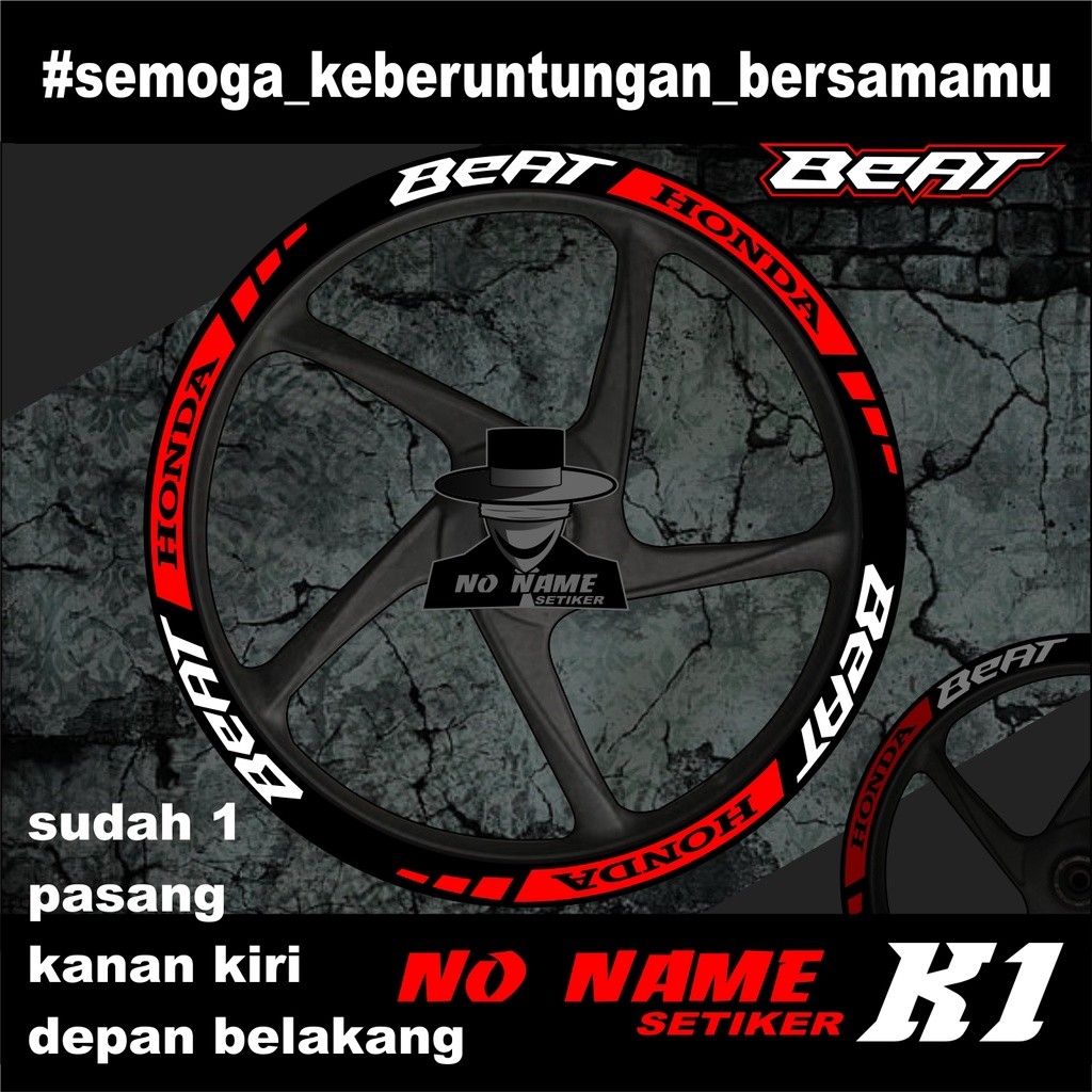 Jual STIKER VELG STICKER VELK STIKER CUTTING VELK HONDA BEAT FI ESP ...