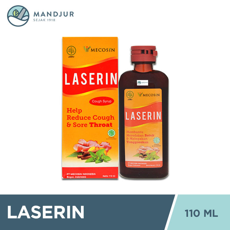 Jual Laserin 110 mL - Sirup Pereda Batuk | Shopee Indonesia
