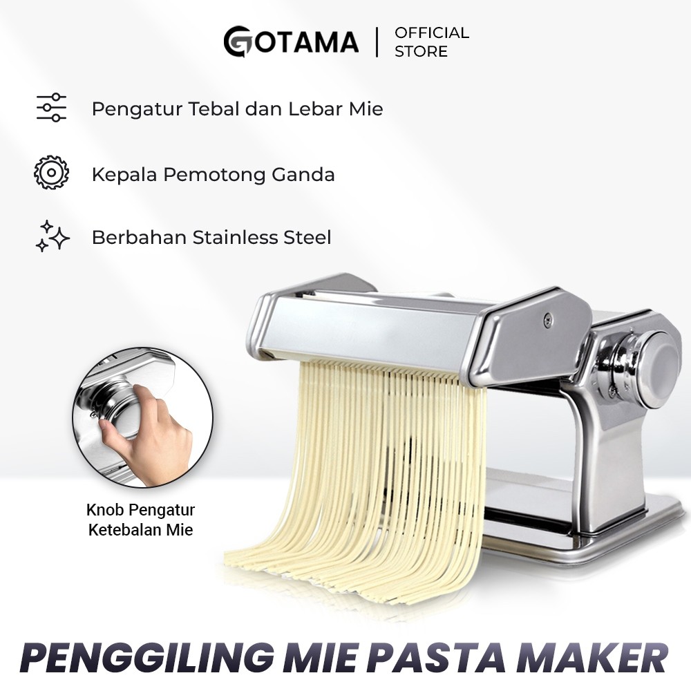 Jual JO8S3 Alat Pembuat Mie / Pasta Maker / Gilingan Mie Atlas 150 Stainless Stell High Quality ...