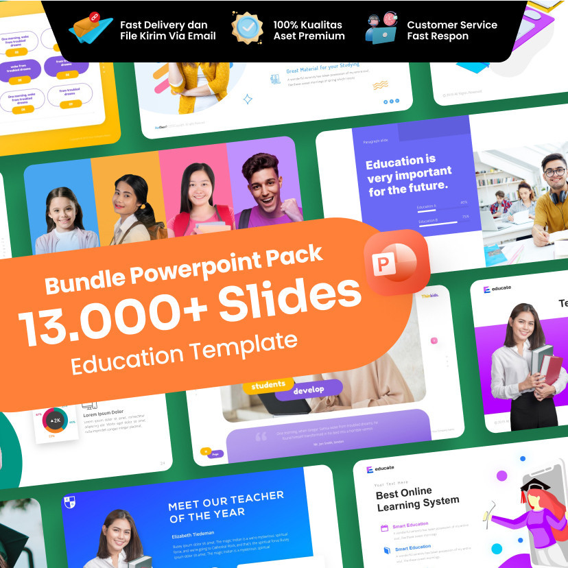 Jual 13.000+ Bundle Education PowerPoint Template | Shopee Indonesia