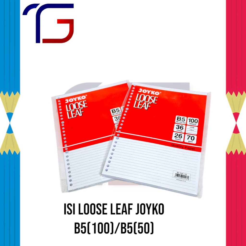 Jual Joyko Loose Leaf Kertas File B5 | Shopee Indonesia