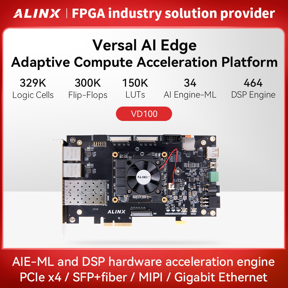 Jual Alinx Xilinx VD100 Development Board & Kit with AMD Versal AI Edge VE2302 | Shopee Indonesia