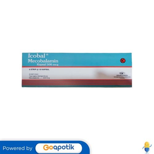 Jual Icobal 500 Mcg Box 50 Kapsul | Shopee Indonesia