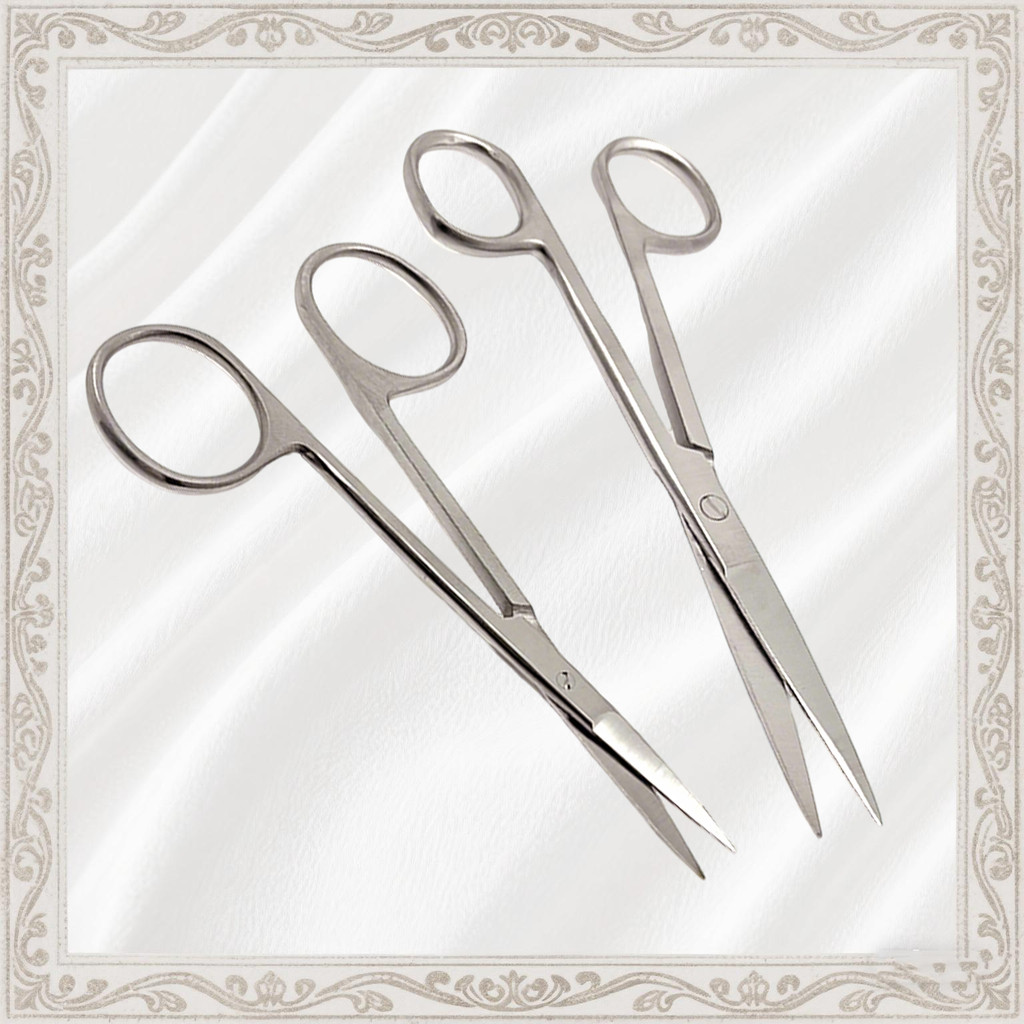 Jual iris scissor / gunting iris lurus / gunting alis mata jaringan gum ...
