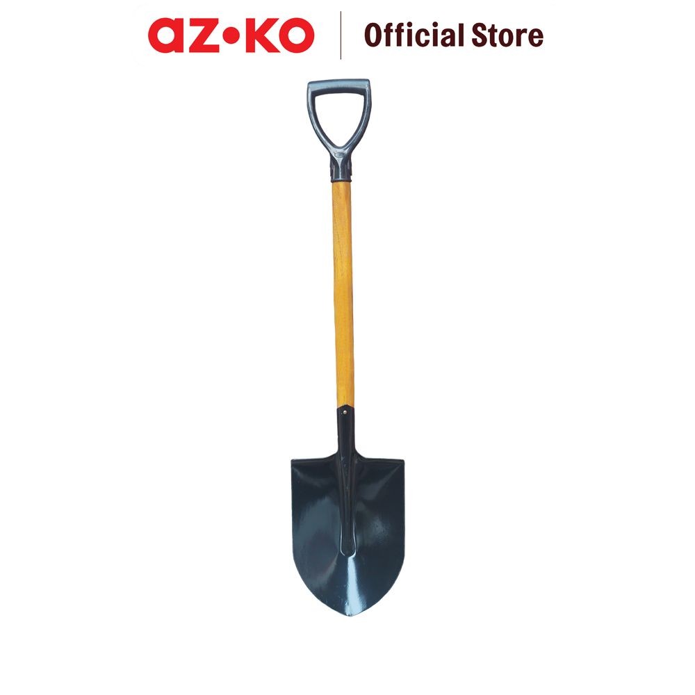 Jual AZKO Krisbow 100 cm Sekop Gagang Kayu Shovel Peralatan Tukang ...