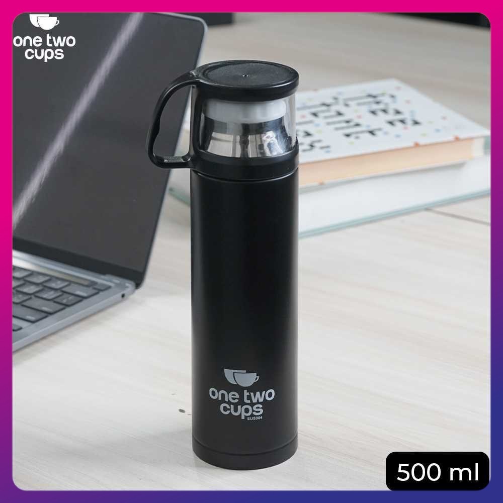 Jual One Two Cups Botol Minum Termos Air Panas Dingin with Cup Head ...