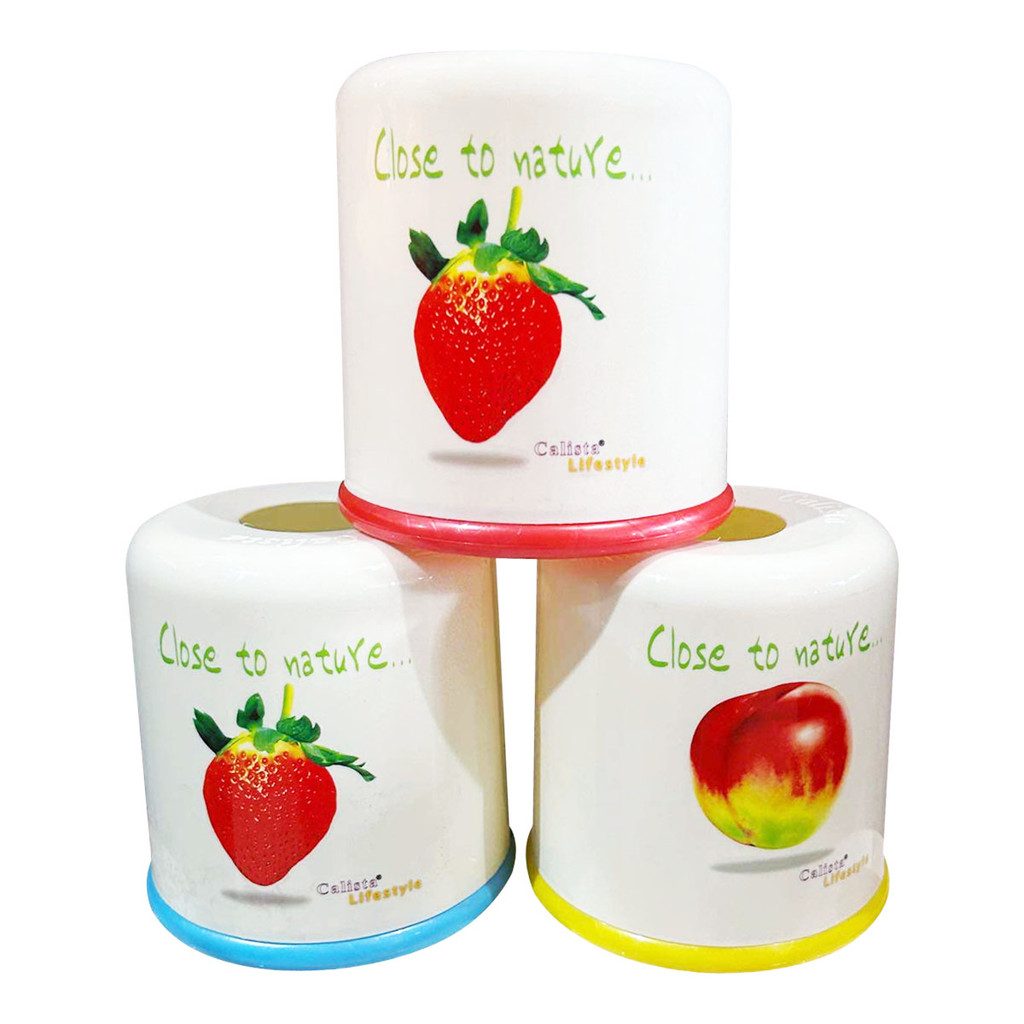 Jual Tempat Tisu Wadah Tisu Bulat Calista Disney Gambar Buah | Shopee ...