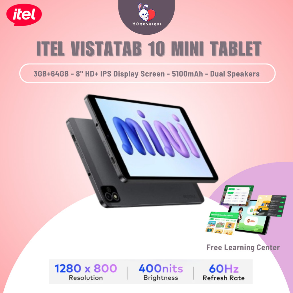 Jual itel VistaTab 10 Mini Tablet - 3GB+64GB - 8" HD+ IPS Display ...