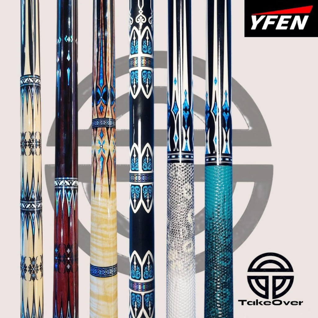 Jual YFEN M1,2,3,4, M7 Stick Billiard Play Carbon Cue Radial Leather ...