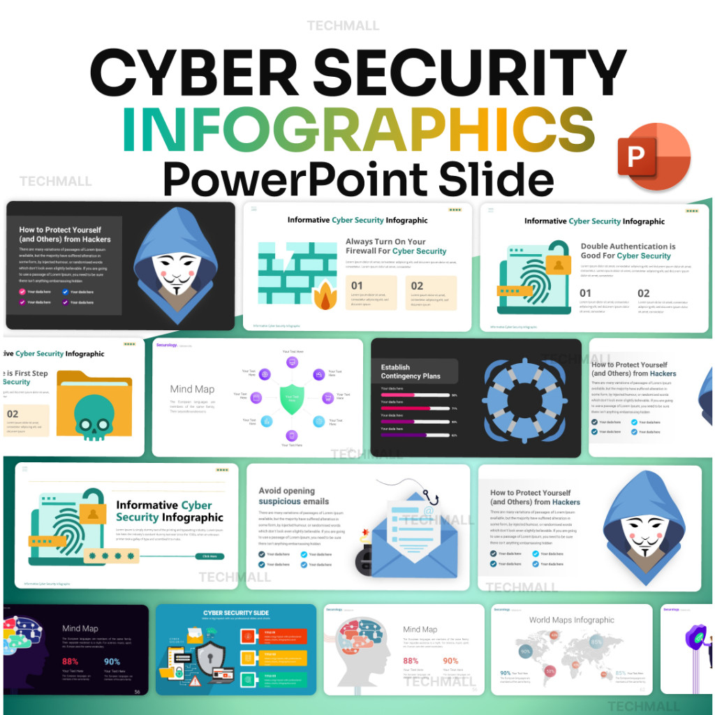 Jual Cyber Security Infographics PowerPoint Presentation Template ...