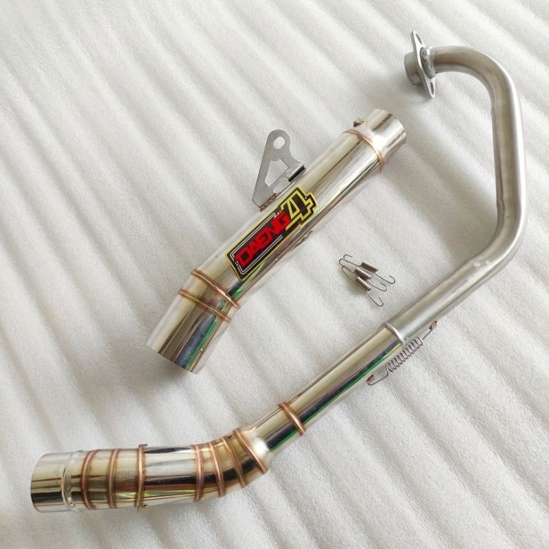 Jual Super open 51mm Daeng sai 4 pipe canister tube type for Raider ...