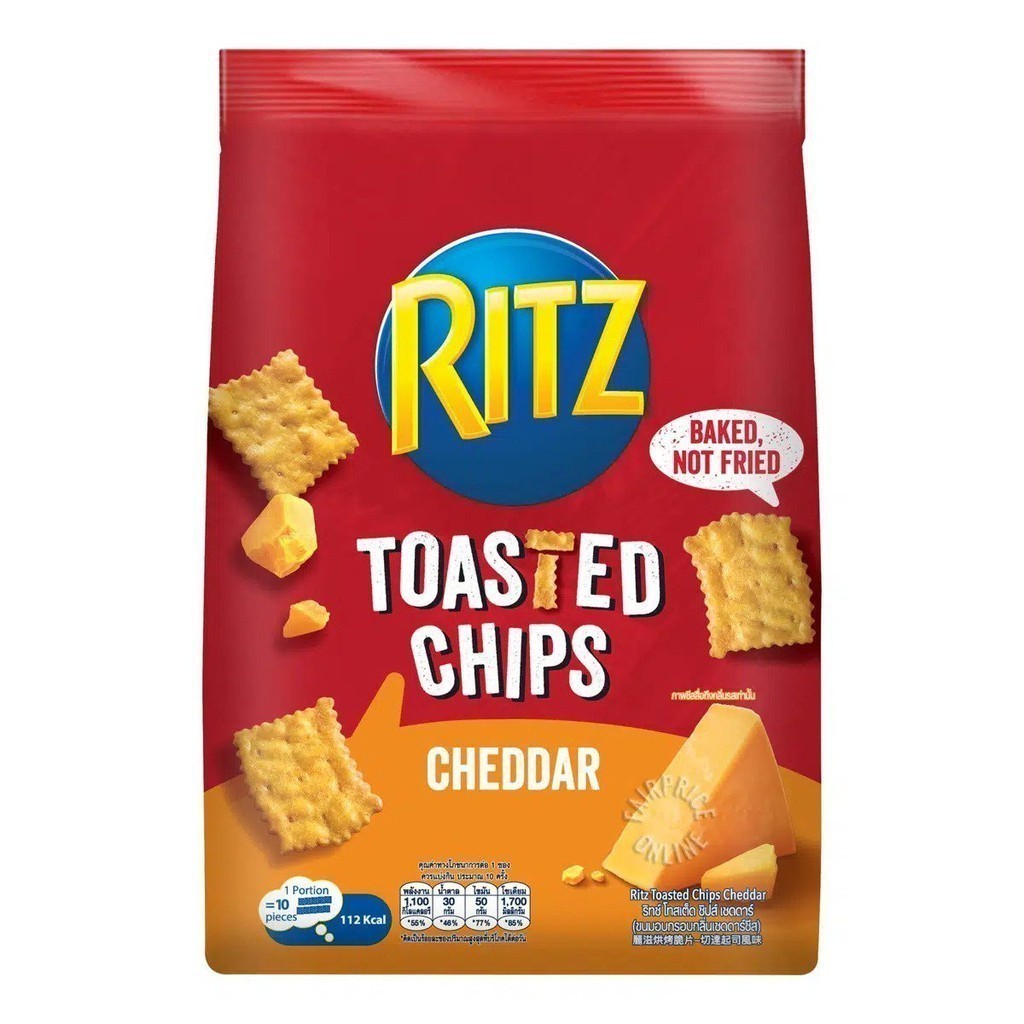 Jual Biskuit Ritz Toasted Chips Rasa Cheddar 229gram | Shopee Indonesia