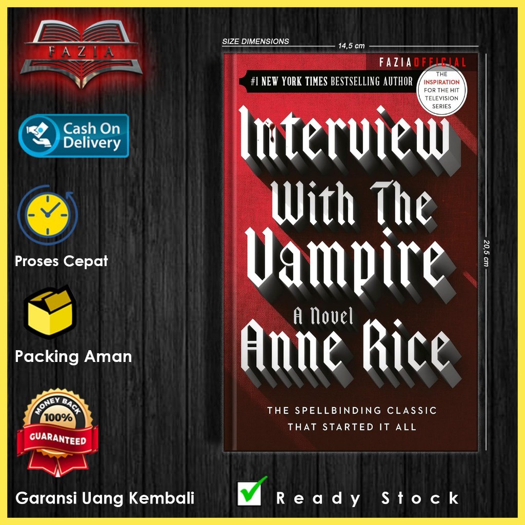 Jual Interview with the Vampire by Anne Rice (English/Indonesia ...