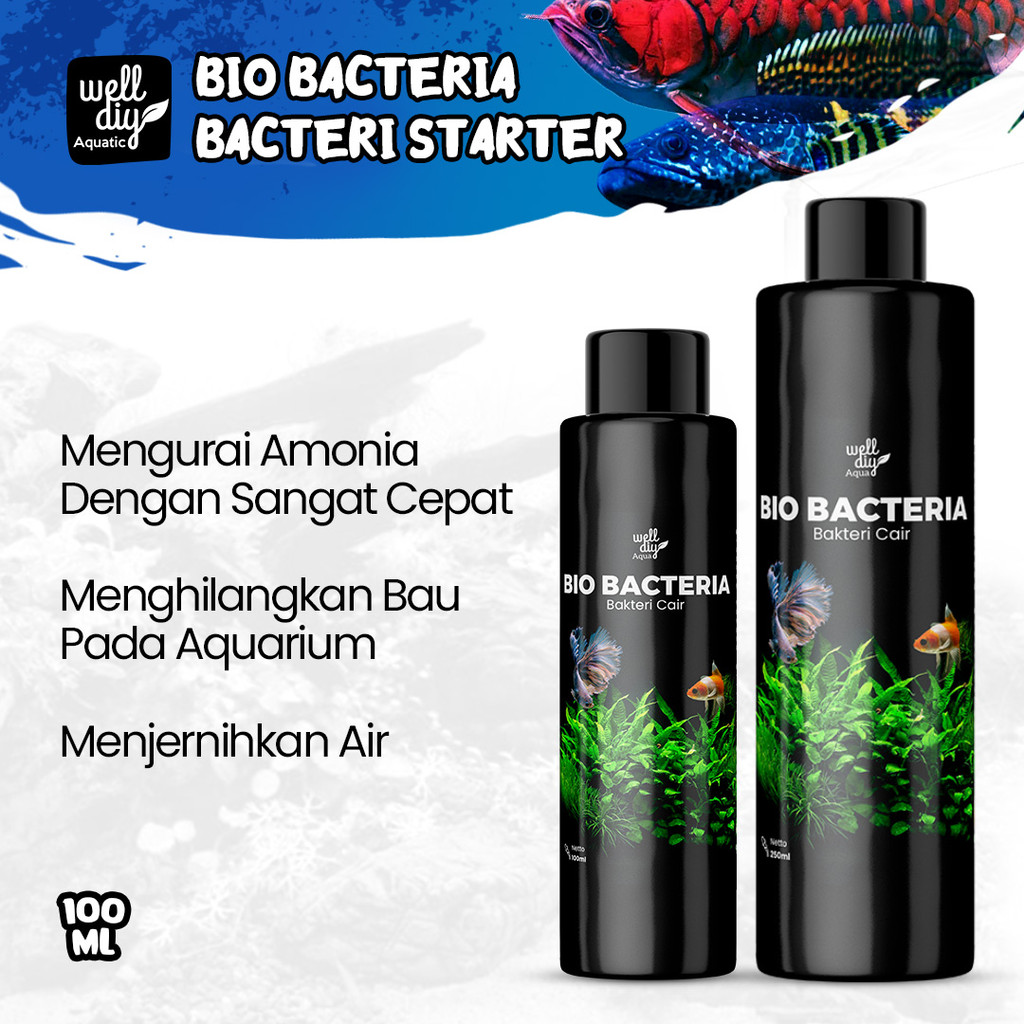 Jual Bakteri Starter Cair Aquascape Aquarium BIO BACTERIA - 100 & 250ml ...