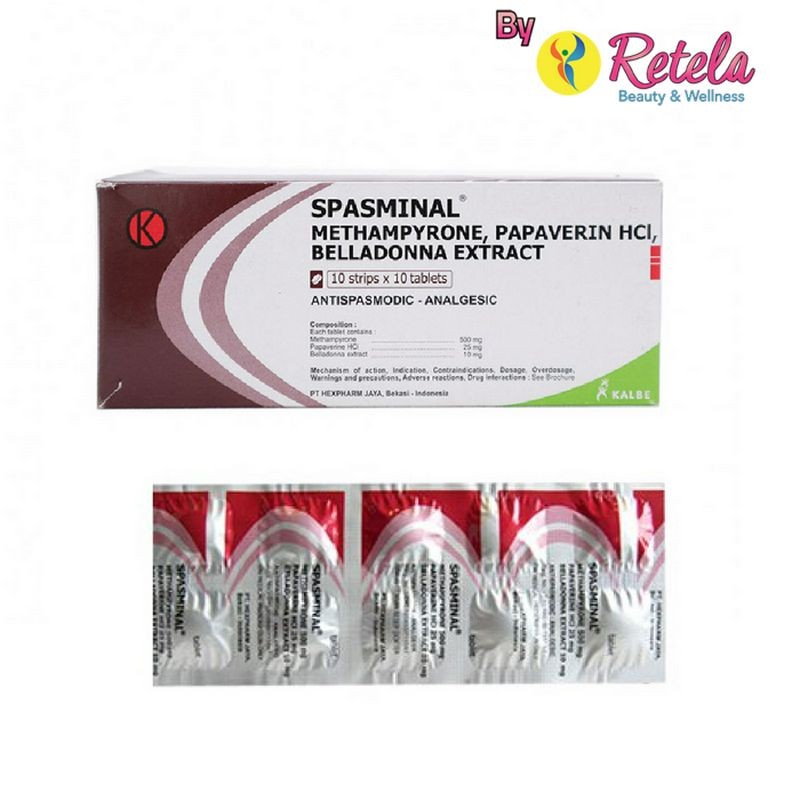 Jual SPASMINAL 1 STRIP 10 TABLET | Shopee Indonesia