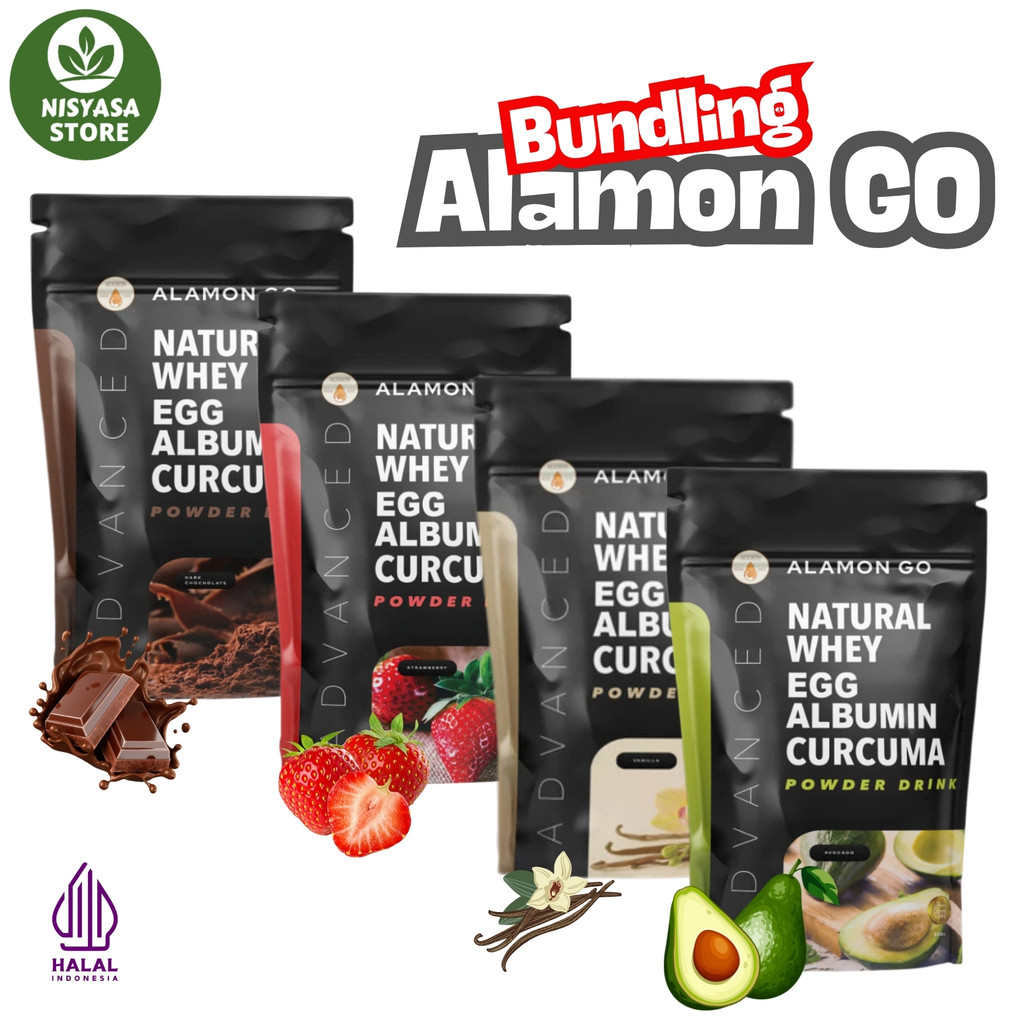 Jual Alamon GO Bundling Semua Rasa Susu Penggemuk Penambah Berat Badan ...