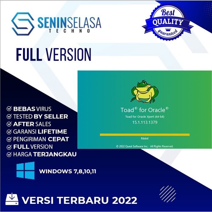 Jual Software Management Dbase Oracle:Toad for Oracle 2022 Edition 15 [WIN] | Shopee Indonesia