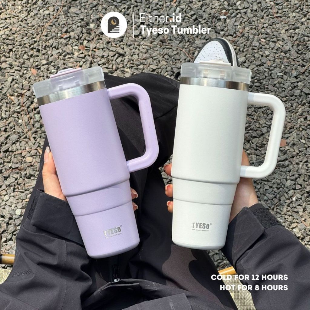 Jual Either.id - BOTOL TYESO TUMBLER STAINLESS KOPI CUP HIGH QUALITY VACUUM INSULATED 1200 ML ...