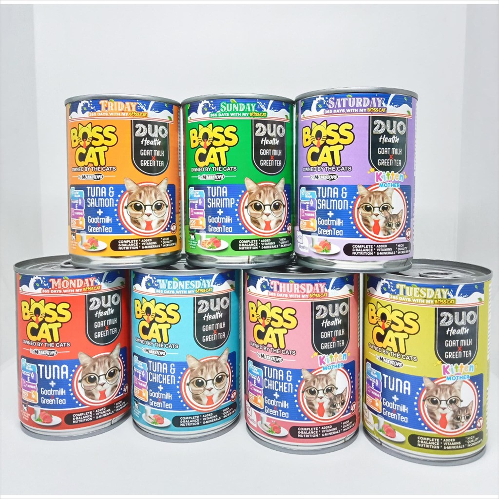 Jual BOSS CAT KALENG 380GR ALL VARIAN ADULT & KITTEN / MAKANAN KALENG ...