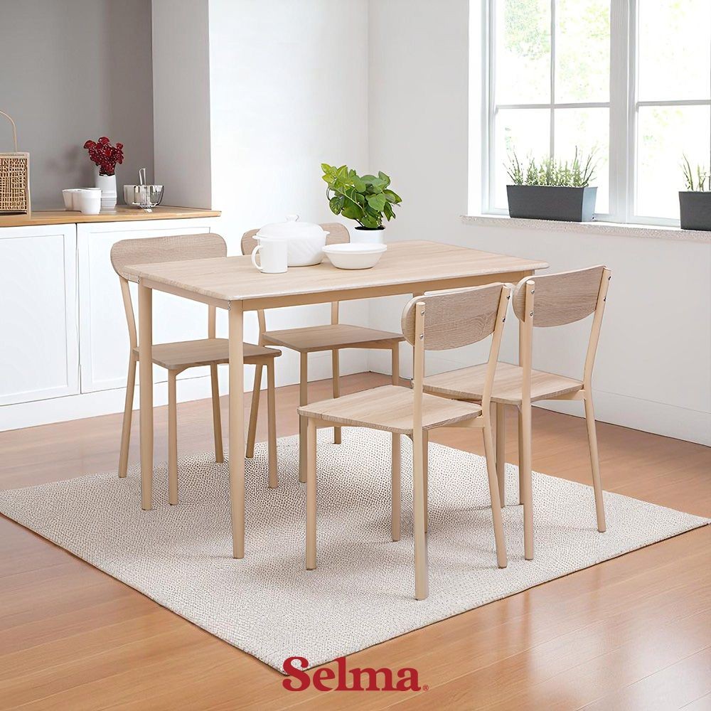 Jual Selma Lamira Set Meja Makan 4 Kursi Dining Table Meja Makan ...