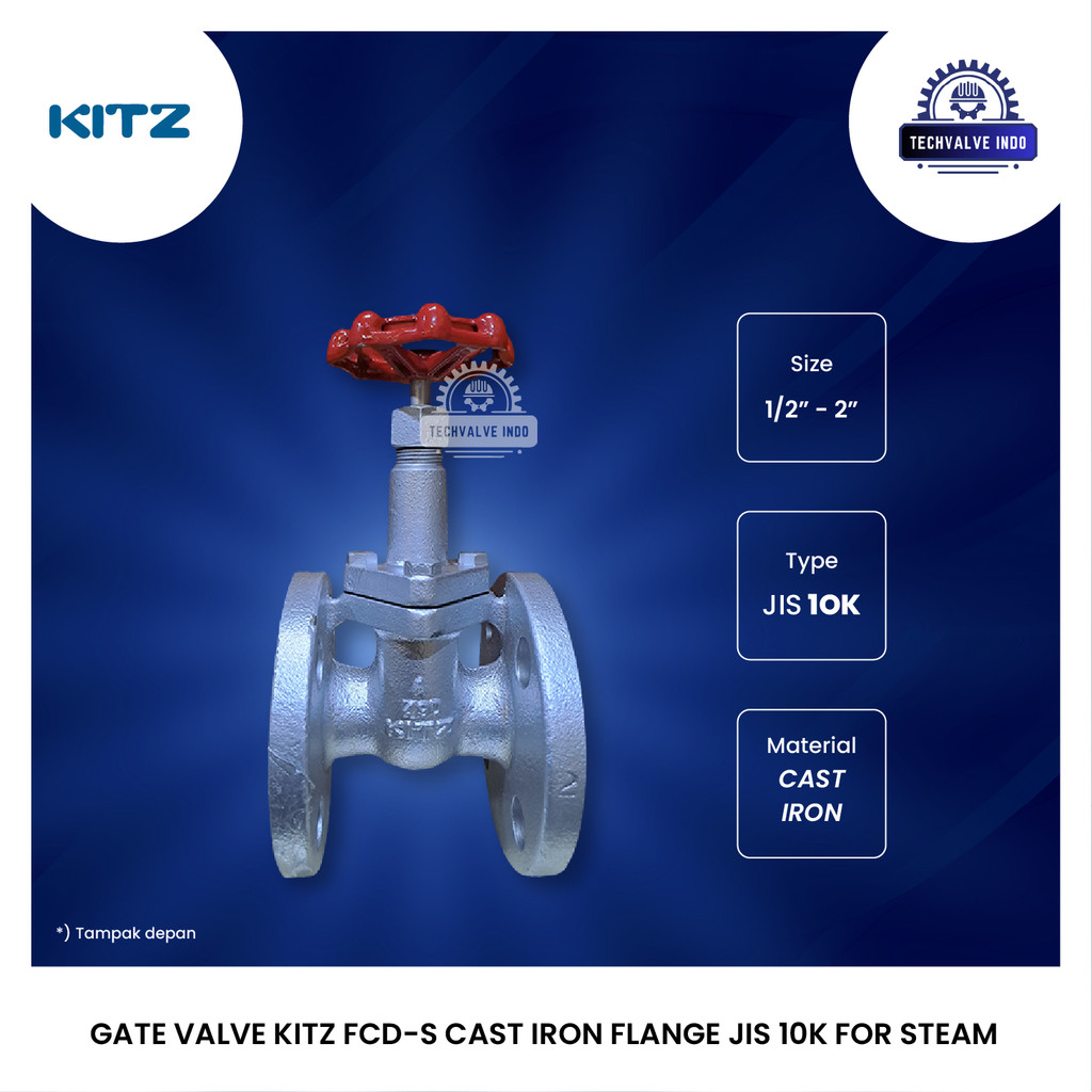 Jual GATE VALVE KITZ FCD-S 1 1/4" INCH FOR STEAM DUCTILE IRON JIS 10K ORIGINAL | Shopee Indonesia