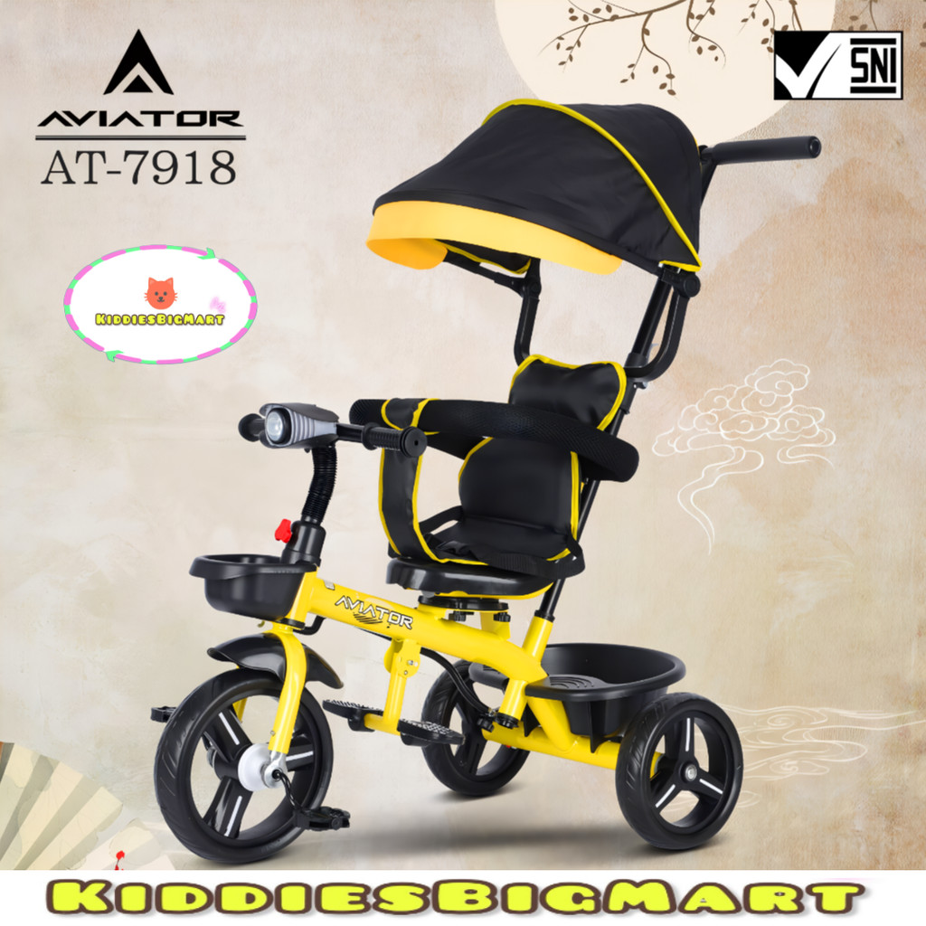 Jual Sepeda Anak Roda 3 Tiga Tricycle Aviator AT 7918 Hadap Depan ...