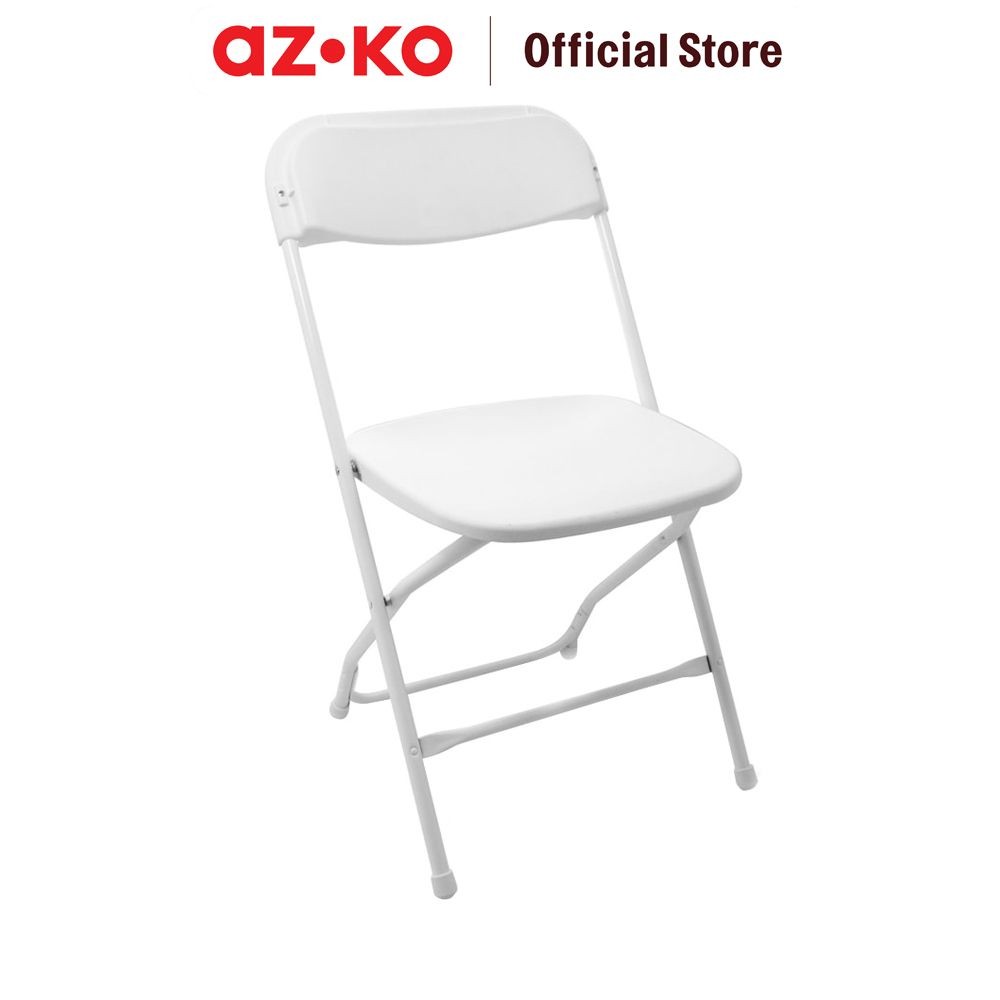 Jual AZKO Krisbow Olympic Kursi Lipat - Putih Foldable Multifunction ...