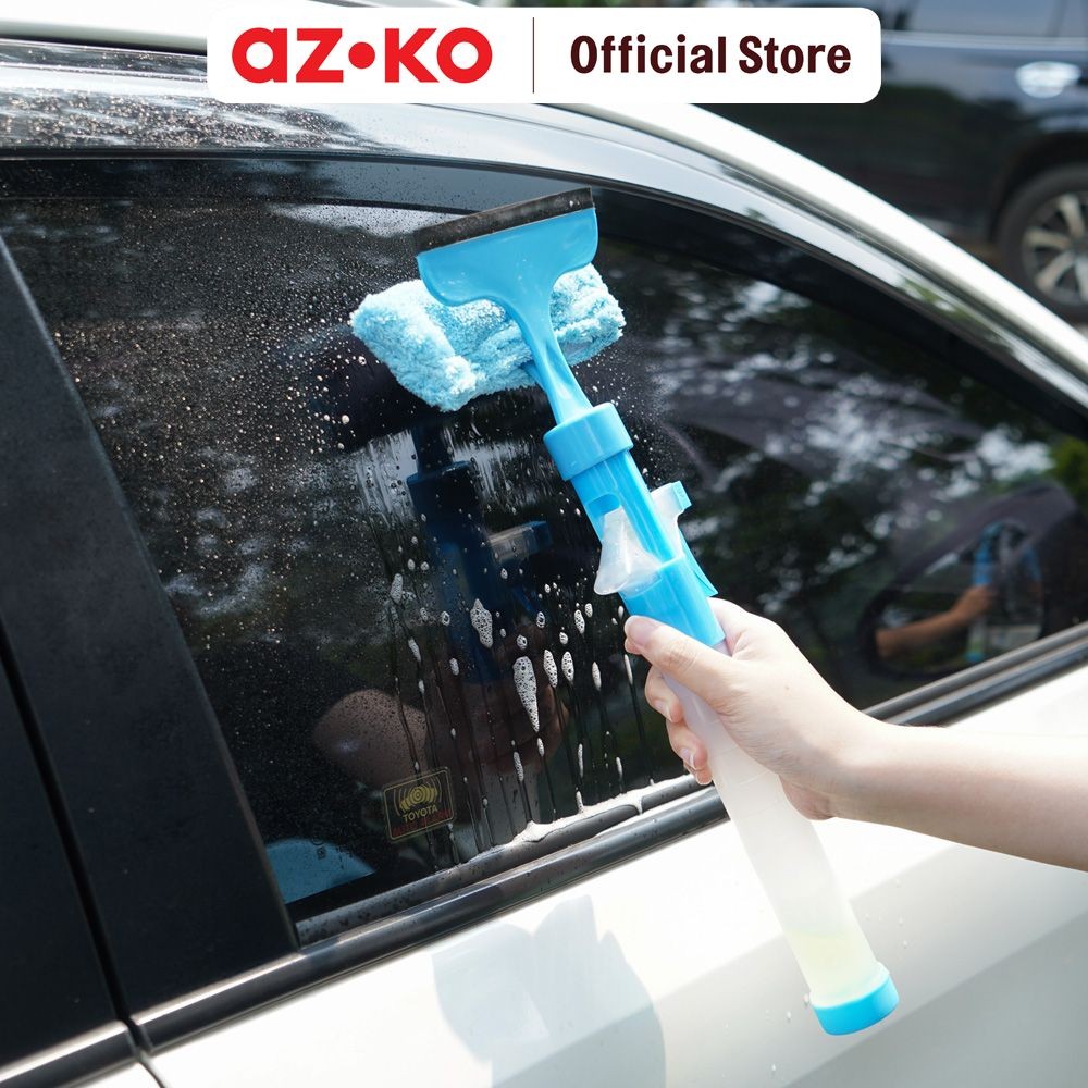 Jual AZKO Proclean Lap Kaca Dengan Sprayer Kain Serbet Pembersih Kaca ...