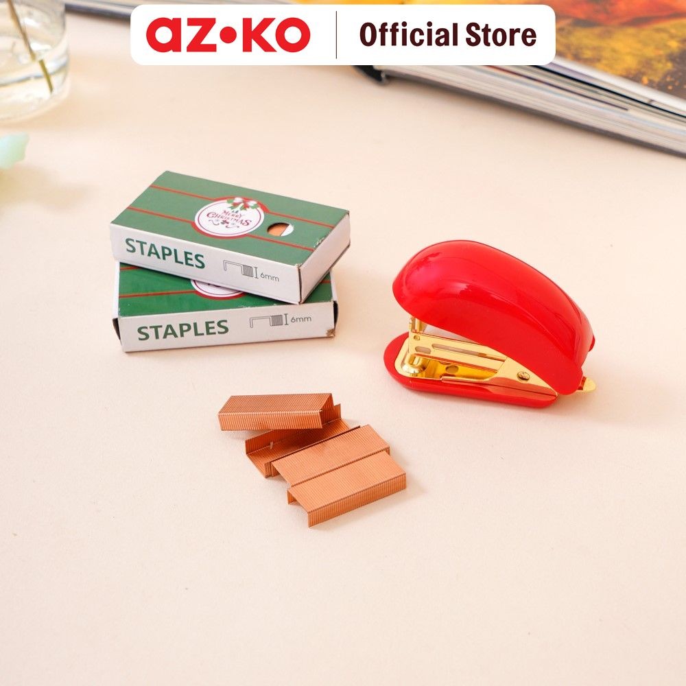 Jual AZKO Ataru Set Stapler Dengan Isi Staples Strapler Staples Dengan ...