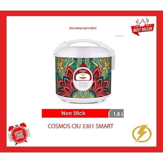 Jual MAGIC COM 3IN 1 COSMOS 1.8 LITER 400 WATT CRJ - 3301 SMART ...