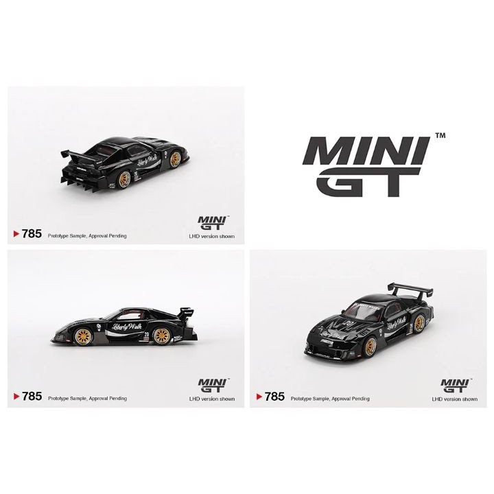 Jual MINI GT MAZDA RX-7 LB-SUPER SILHOUETTE LIBERTY WALK BLACK 785 ...