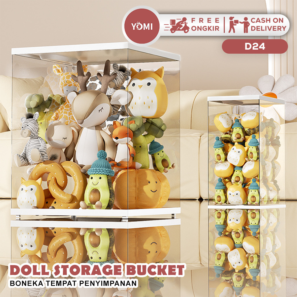 Jual YOMI Boneka Tempat Penyimpanan D24/ Doll Storage Bucket/ Doll ...