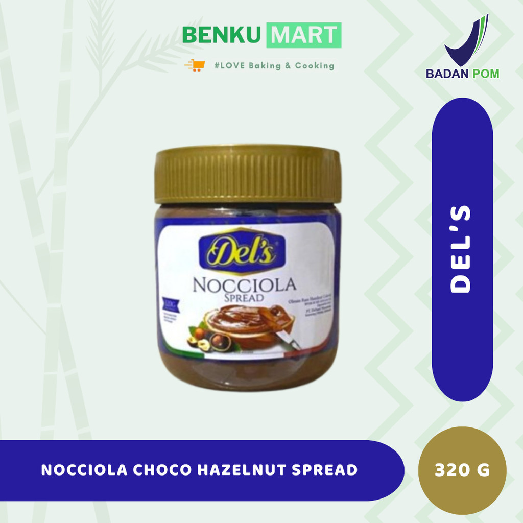 Jual Nocciola Choco Hazelnut Spread Dels 320 gr | Selai Hazelnut Coklat ...