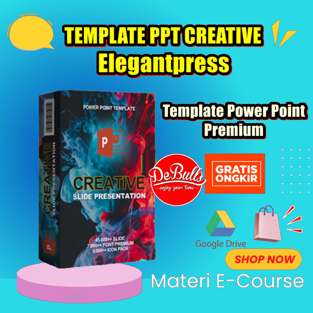 Jual TEMPLATE PPT CREATIVE - Elegantpress Template Power Point Premium | Shopee Indonesia