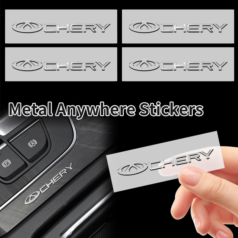 Jual Car Logo 3D Metal Stickers Decorative Accessories For Chery Tiggo ...