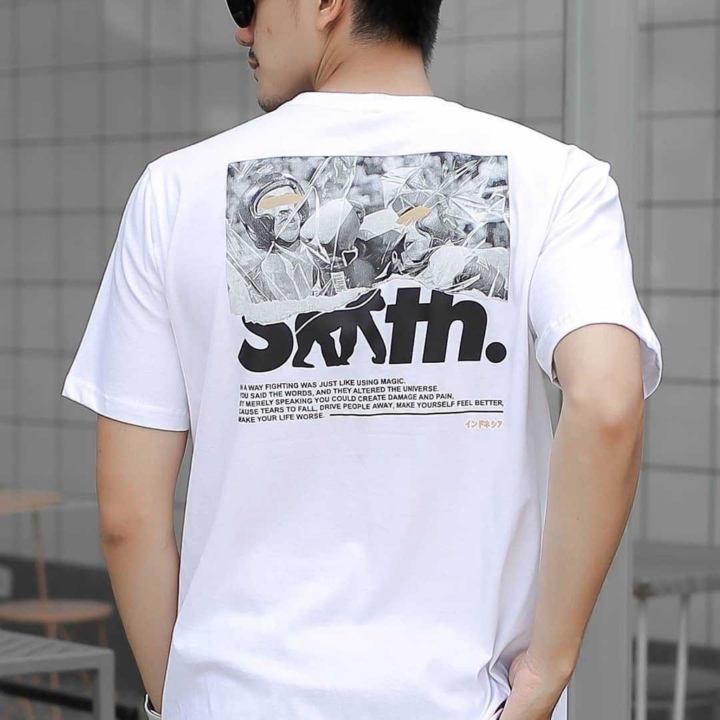 Jual T-SHIRT SMITH NF WHITE - HOUSE OF SMITH KAOS PUTIH PREMIUM HIGHT ...