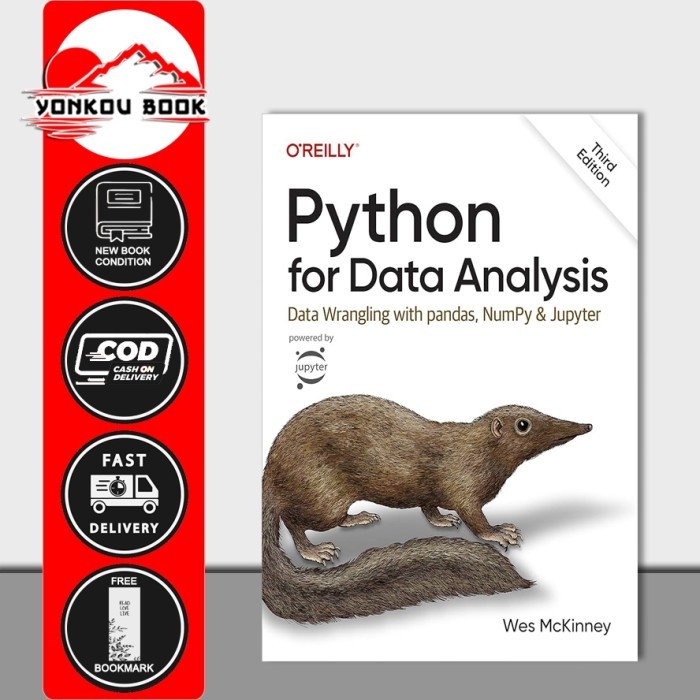 Jual Python For Data Analysis Data Wrangling With Pandas Numpy And Jupyter 3rd Edition By Wes