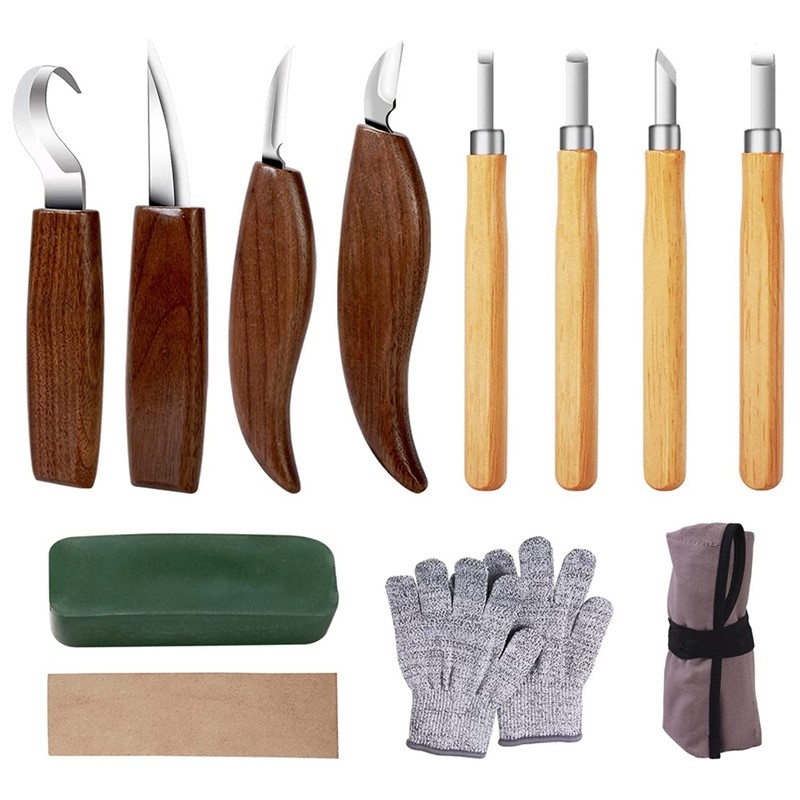 Jual Wood Carving Tool 8 In 1 Wood Carving Tool Kit, Wood Carving ...