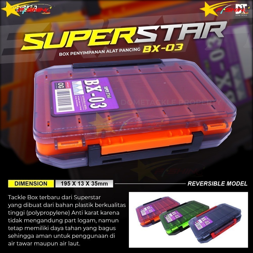 Jual Stars Fishing Box Superstar Kotak Alat Pancing Fishing Tackle BX - 03 04 05 06 07A 07B 07C ...