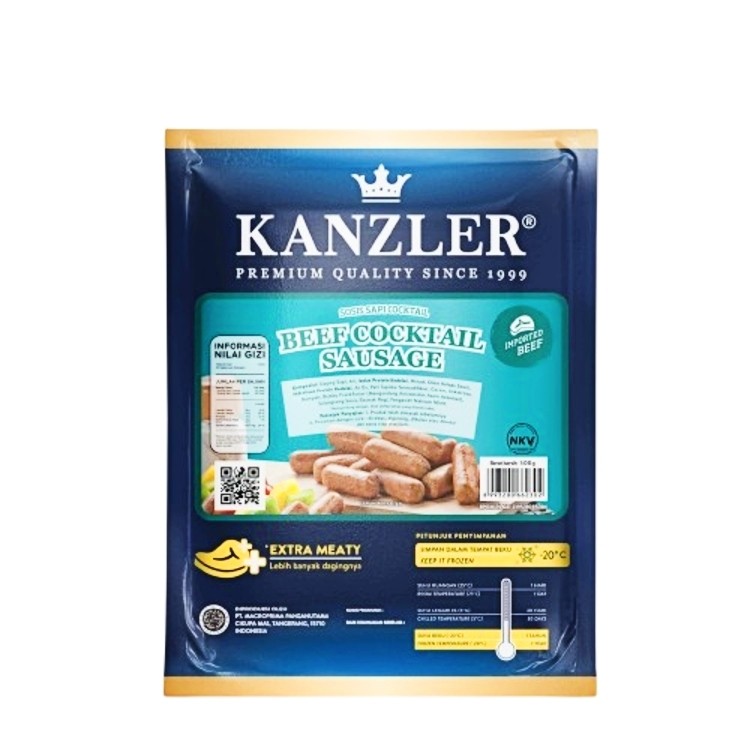 Jual Kanzler Sosis Mini 500gr Beef Cocktail Sausage | Shopee Indonesia